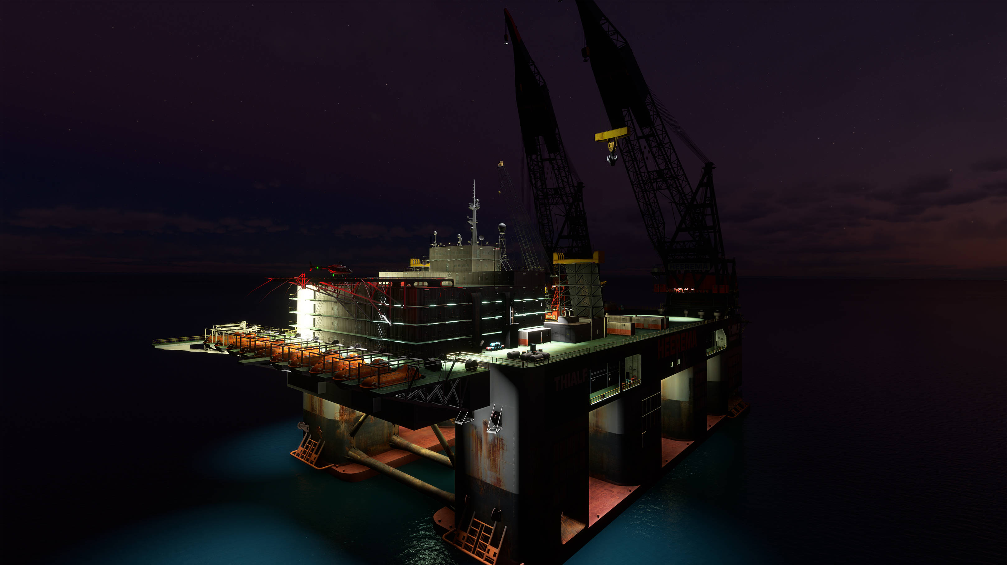 Just Flight - Skyline Simulations - Heerema Oil Rig
