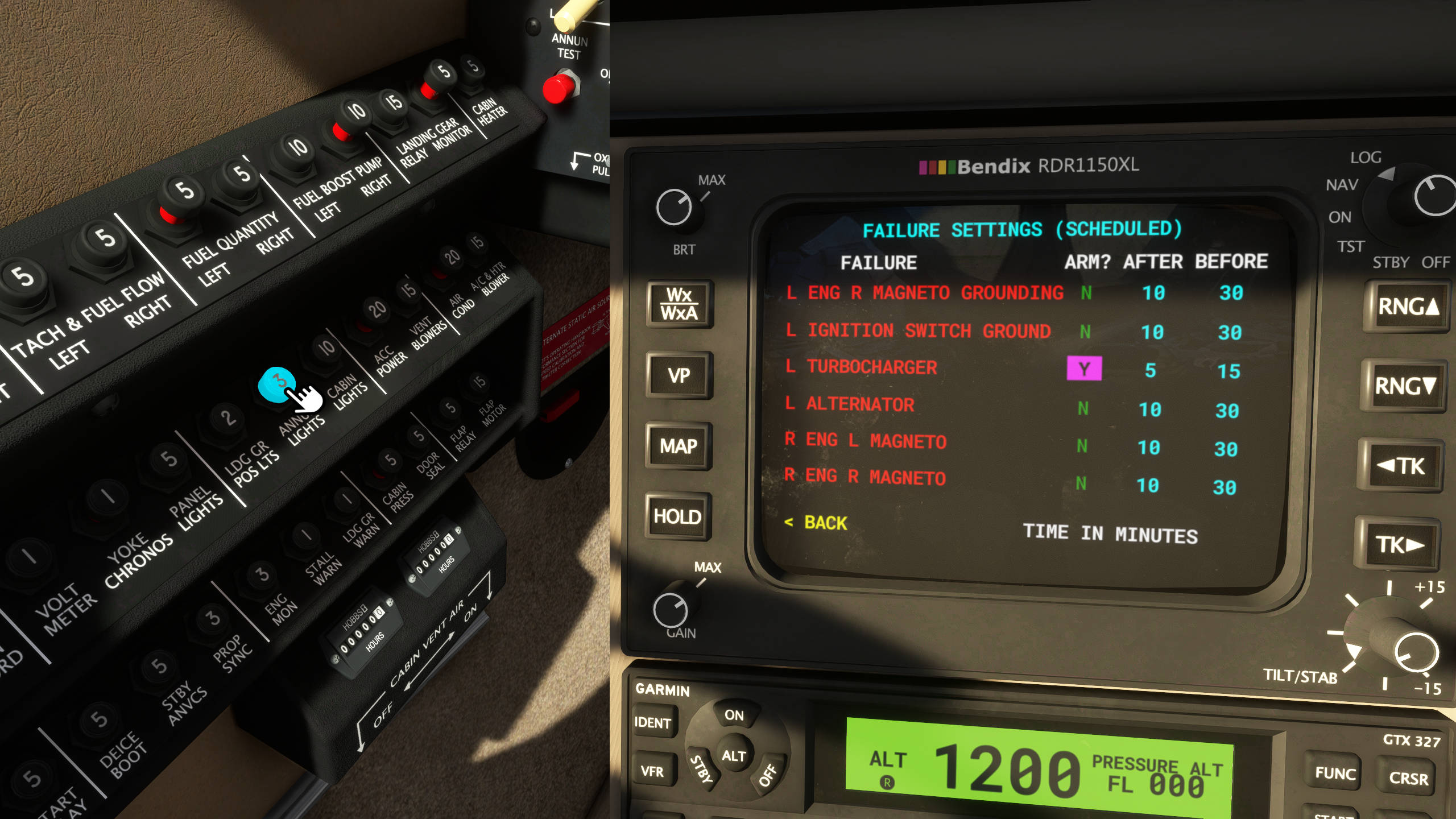 Just Flight - Steam Gauge Overhaul - Analog Baron & Bonanza Bundle