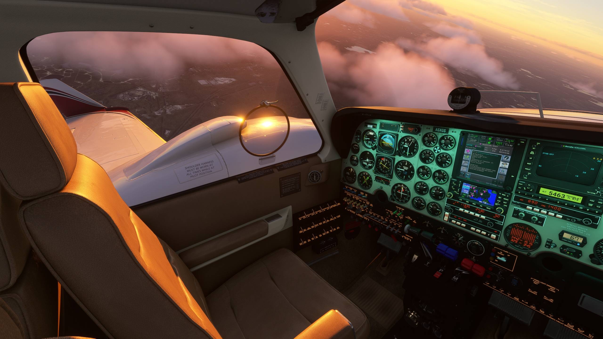 Just Flight - Steam Gauge Overhaul - Analog Baron & Bonanza Bundle