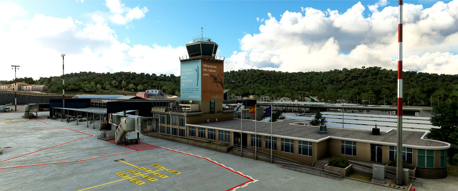 Just Flight TDM Scenery Design Airport A Coru a just-flight-tdm-scenery-design-airport-a-coru-a