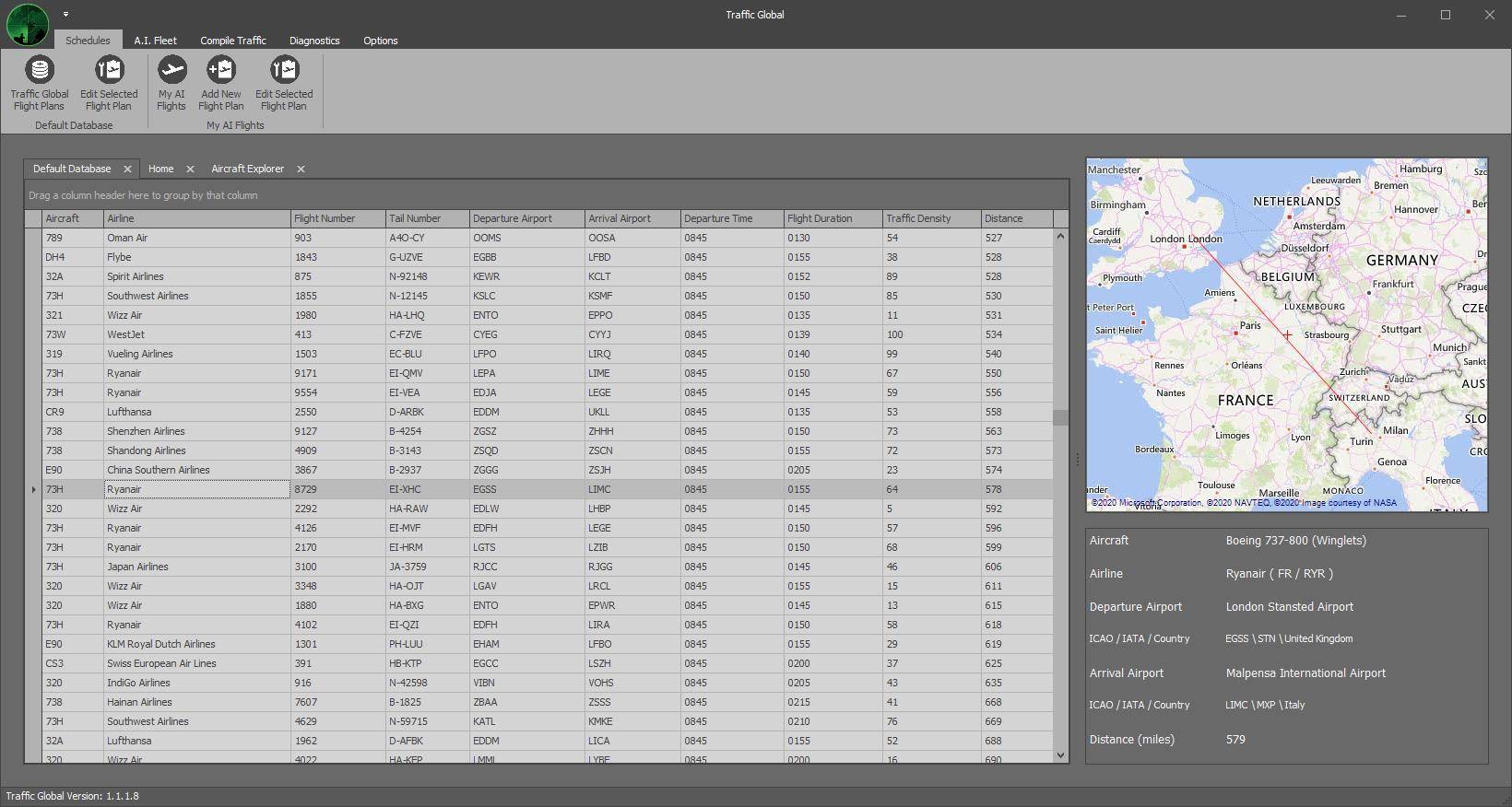 Just Flight - Traffic Global (P3D & FSX)