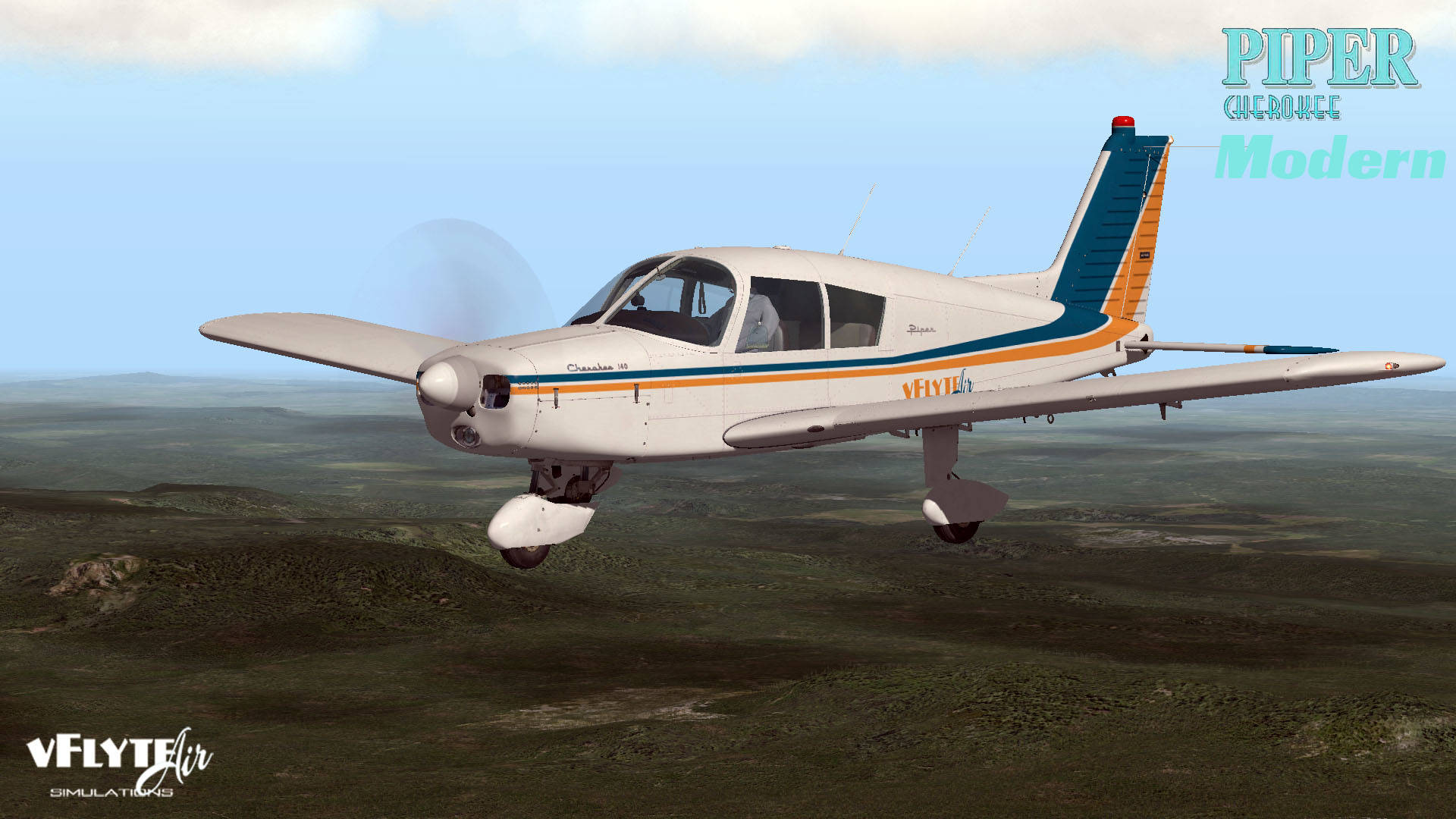 Just Flight - vFlyteAir Piper Cherokee 140 'Modern' Version