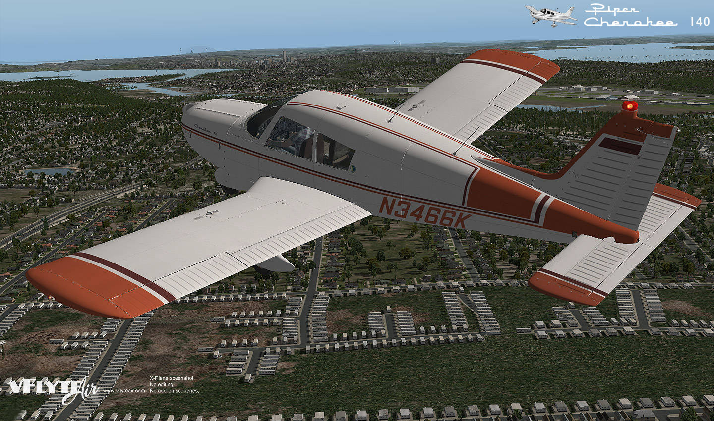 Just Flight - vFlyteAir Piper Cherokee 140 'Original' Version