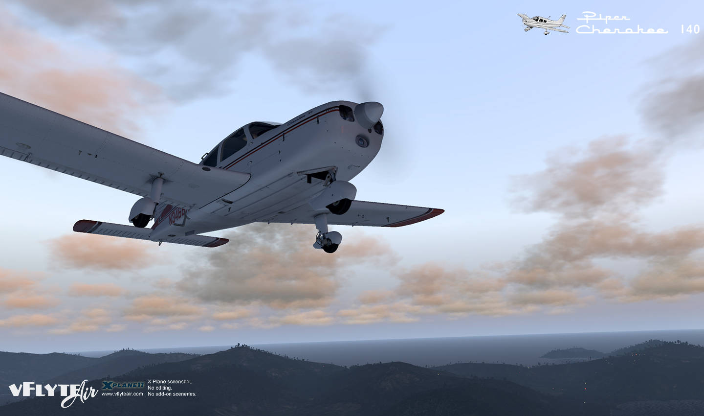 Just Flight - vFlyteAir Piper Cherokee 140 'Original' Version (X-Plane 11)