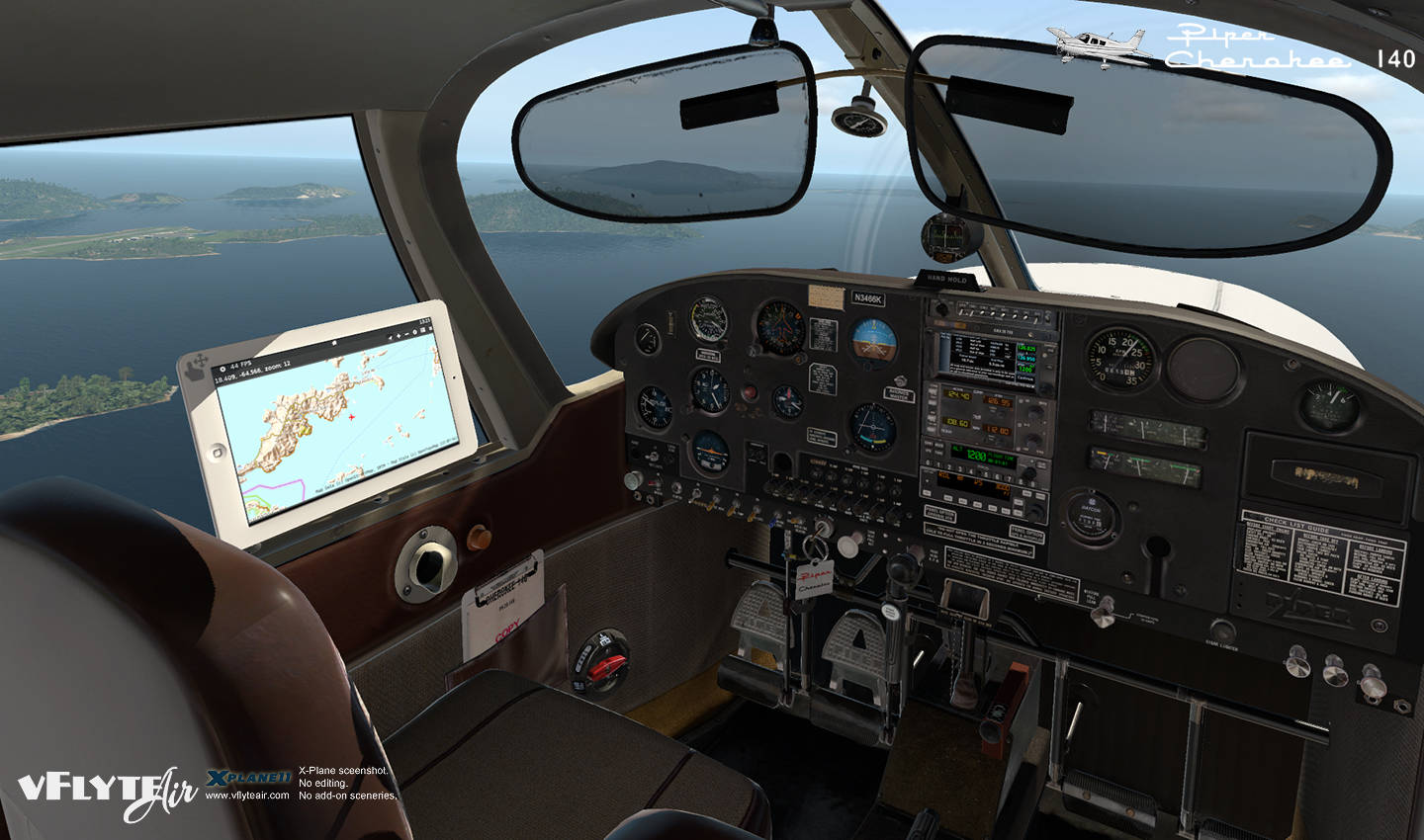 Just Flight - vFlyteAir Piper Cherokee 140 'Original' Version (X-Plane 11)