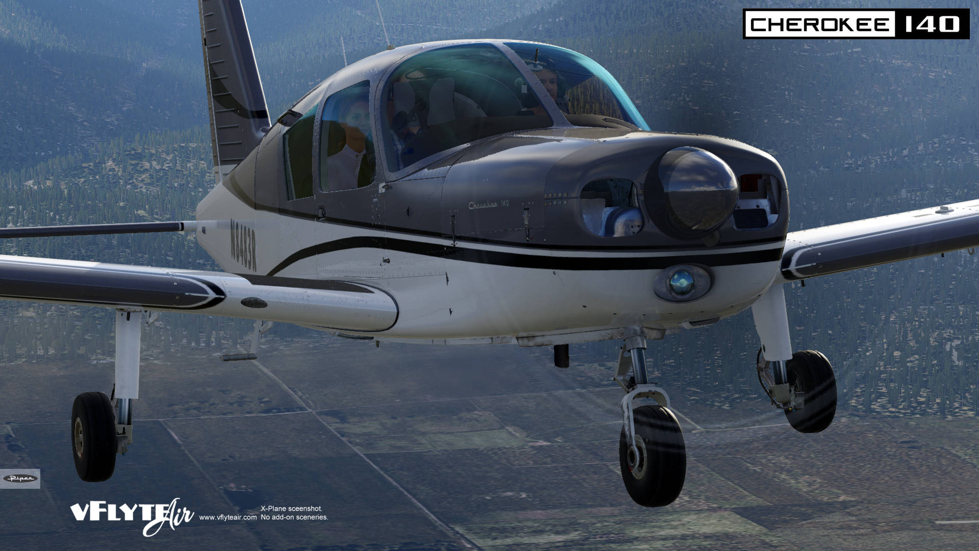 Just Flight - vFlyteAir Piper Cherokee 140 (X-Plane 12)
