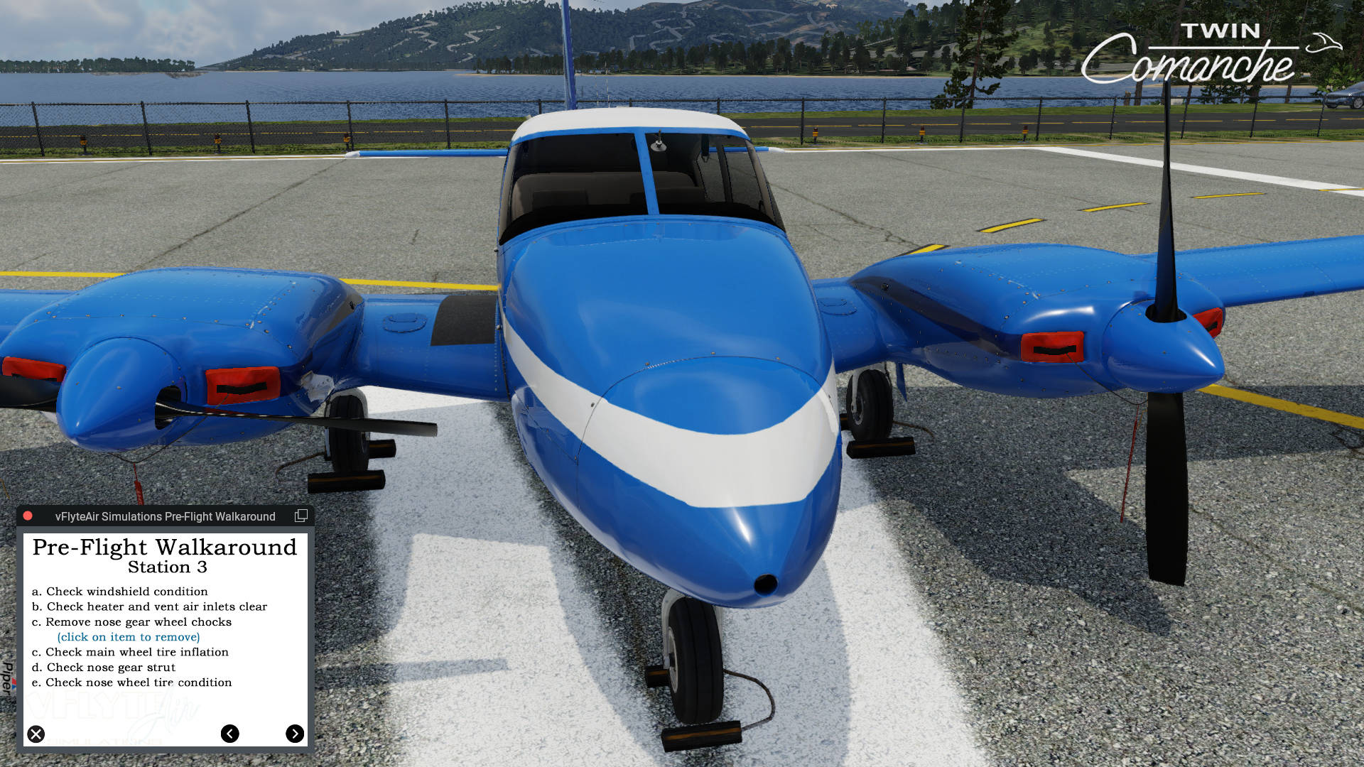 Just Flight - vFlyteAir Piper PA-30 Twin Comanche (X-Plane 12)