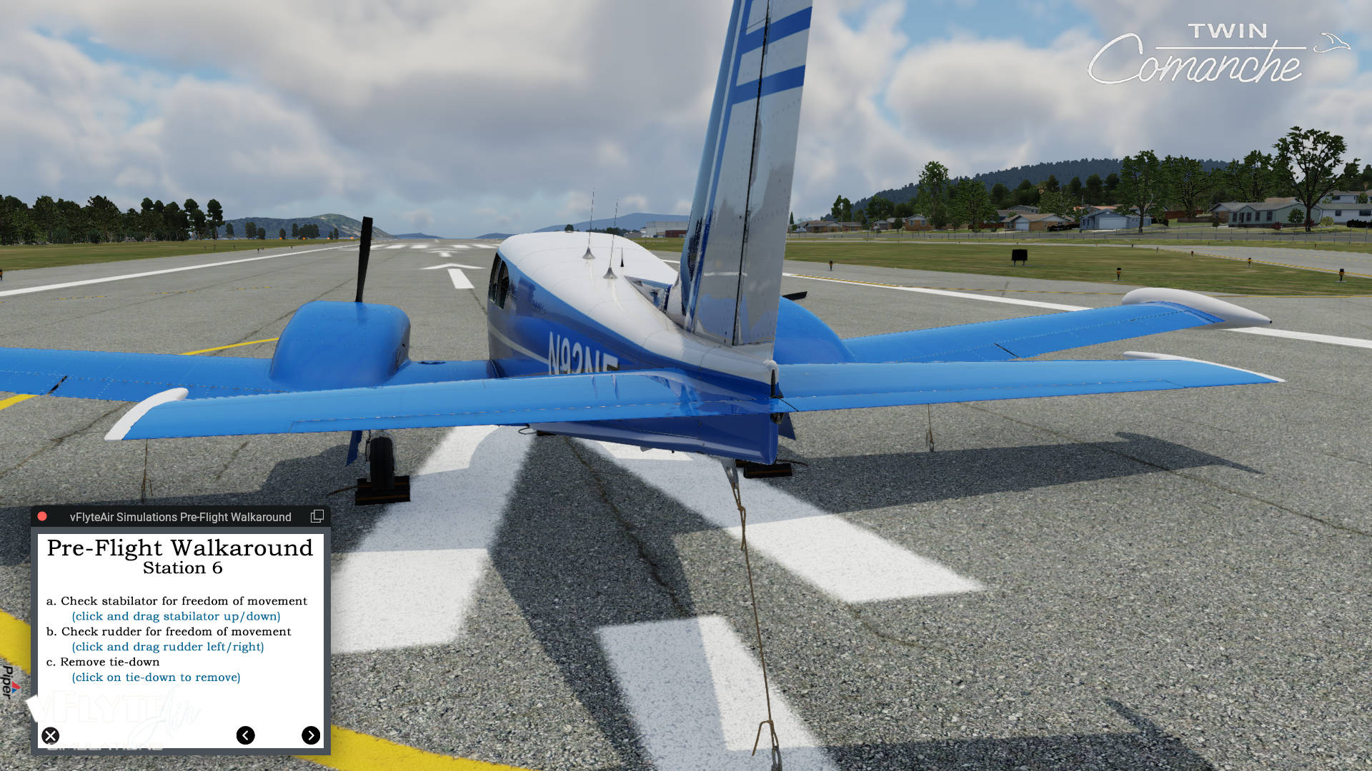 Just Flight - vFlyteAir Piper PA-30 Twin Comanche (X-Plane 12)