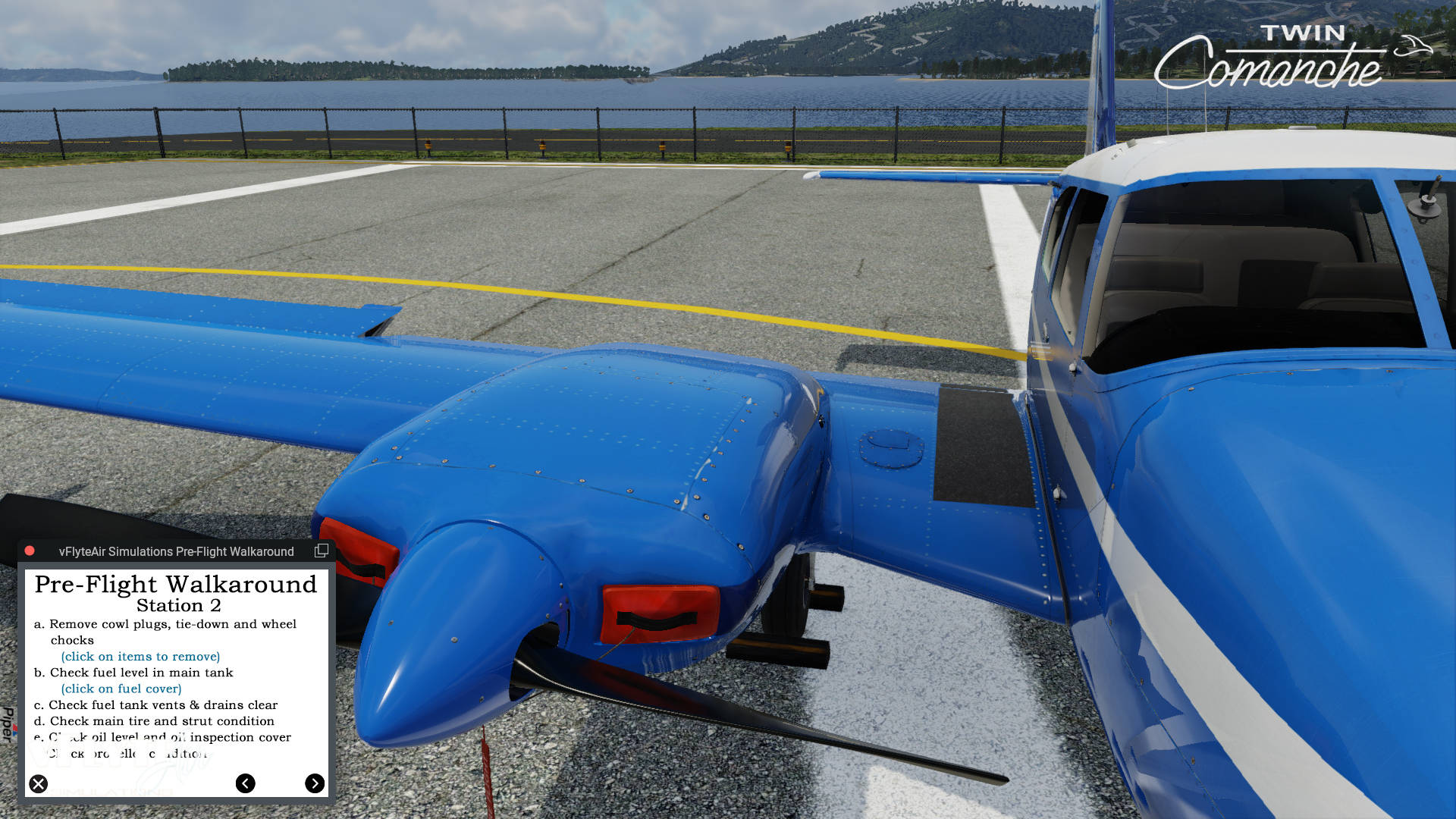 Just Flight - vFlyteAir Piper PA-30 Twin Comanche (X-Plane 12)